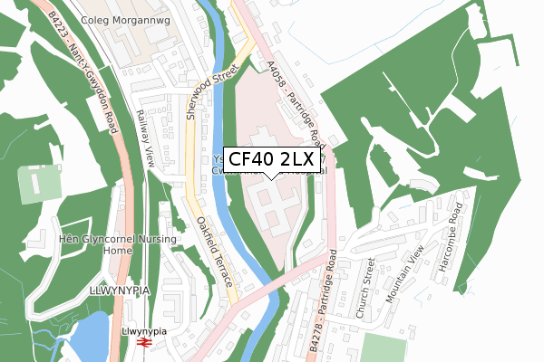 CF40 2LX maps, stats, and open data