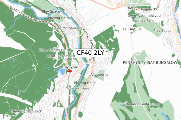 CF40 2LY maps, stats, and open data