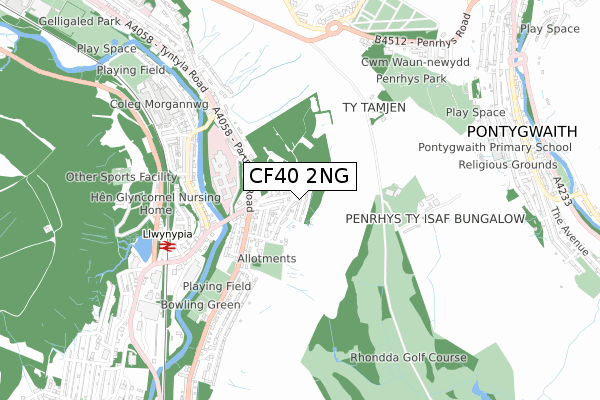 CF40 2NG maps, stats, and open data