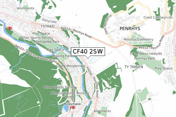 CF40 2SW maps, stats, and open data