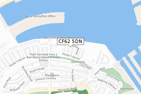 CF62 5DN maps, stats, and open data