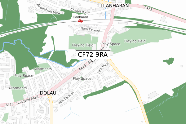 CF72 9RA maps, stats, and open data