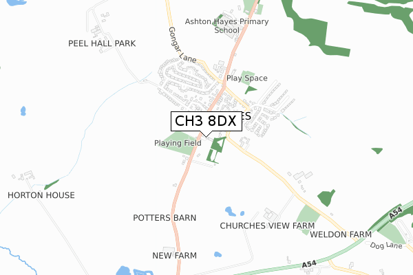 CH3 8DX maps, stats, and open data