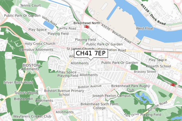 CH41 7EP maps, stats, and open data