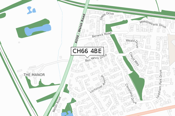 CH66 4BE maps, stats, and open data