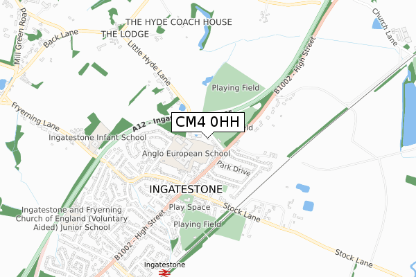 CM4 0HH maps, stats, and open data