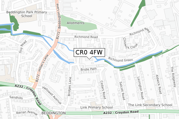 CR0 4FW maps, stats, and open data