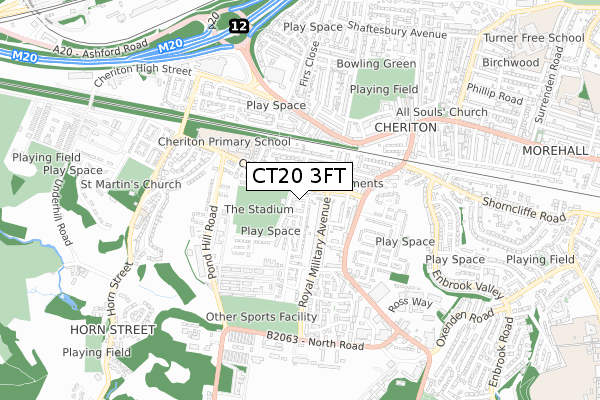 CT20 3FT maps, stats, and open data