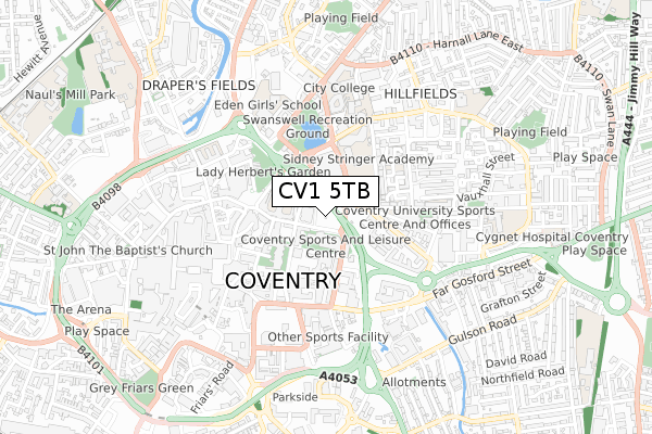 CV1 5TB maps, stats, and open data