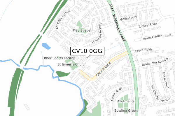 CV10 0GG maps, stats, and open data