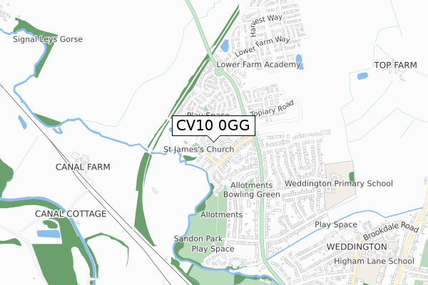 CV10 0GG maps, stats, and open data