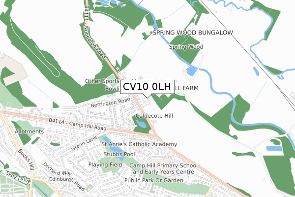 CV10 0LH maps, stats, and open data