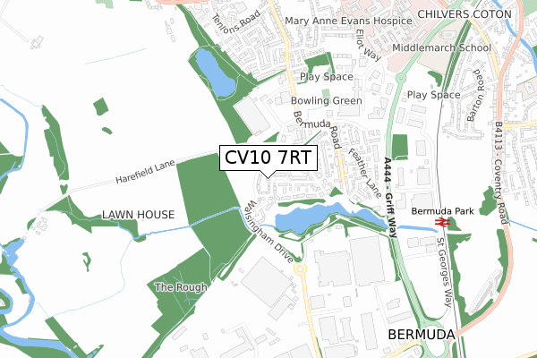 CV10 7RT maps, stats, and open data