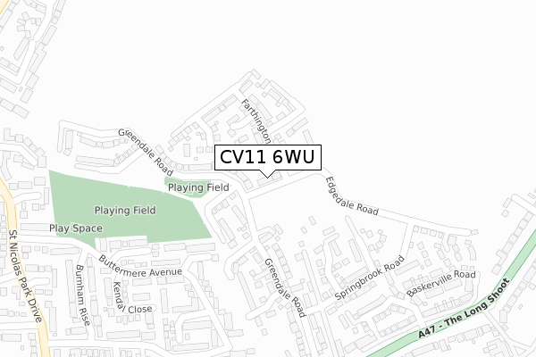 CV11 6WU maps, stats, and open data