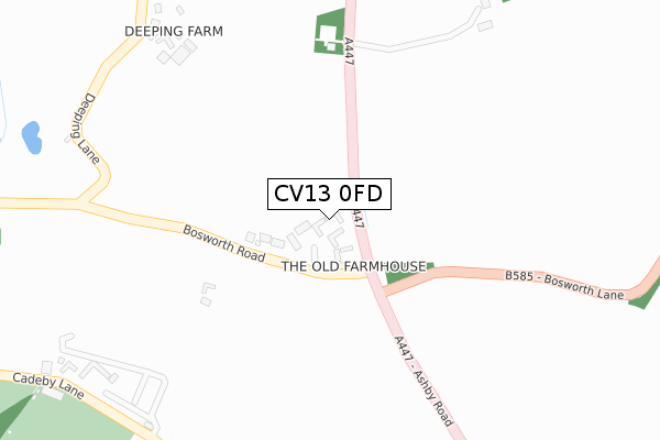 CV13 0FD maps, stats, and open data