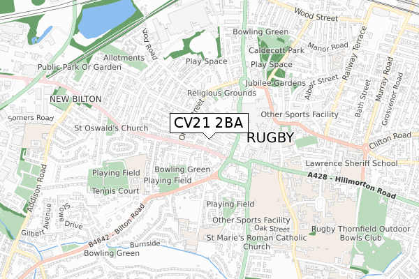 CV21 2BA maps, stats, and open data