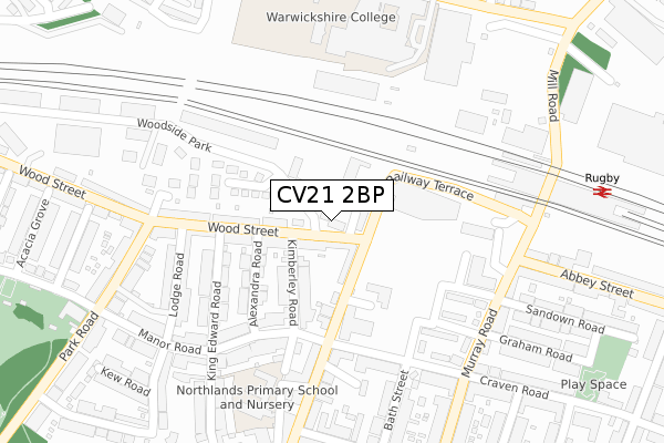 CV21 2BP maps, stats, and open data