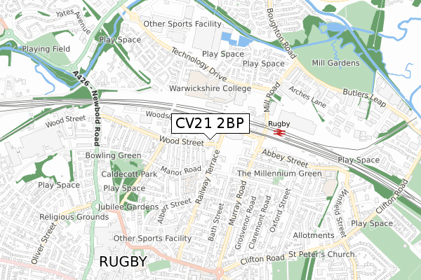 CV21 2BP maps, stats, and open data