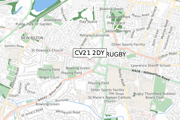 CV21 2DY maps, stats, and open data