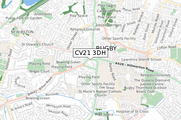 CV21 3DH maps, stats, and open data