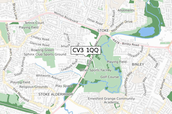 CV3 1QQ maps, stats, and open data