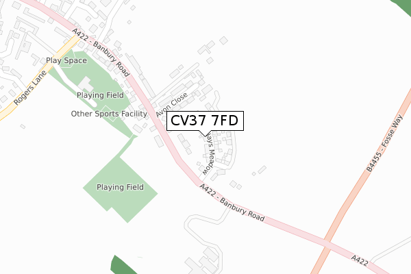 CV37 7FD maps, stats, and open data