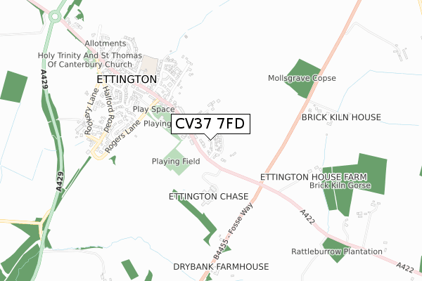 CV37 7FD maps, stats, and open data