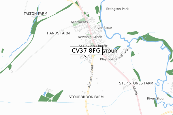 CV37 8FG maps, stats, and open data