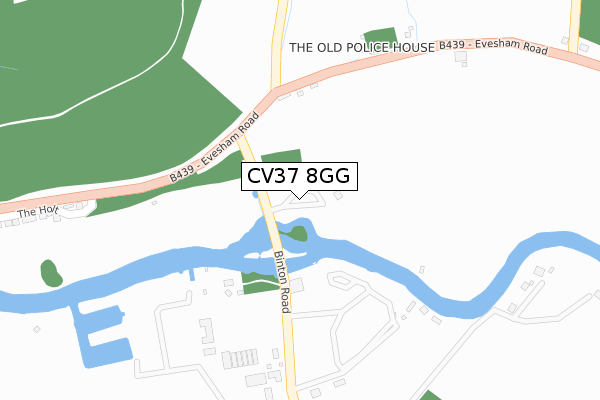 CV37 8GG maps, stats, and open data