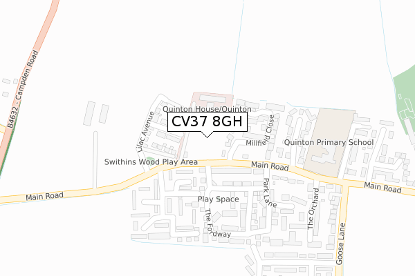 CV37 8GH maps, stats, and open data