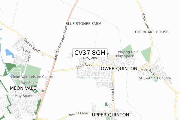 CV37 8GH maps, stats, and open data