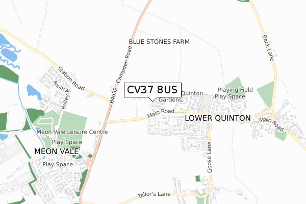 CV37 8US maps, stats, and open data