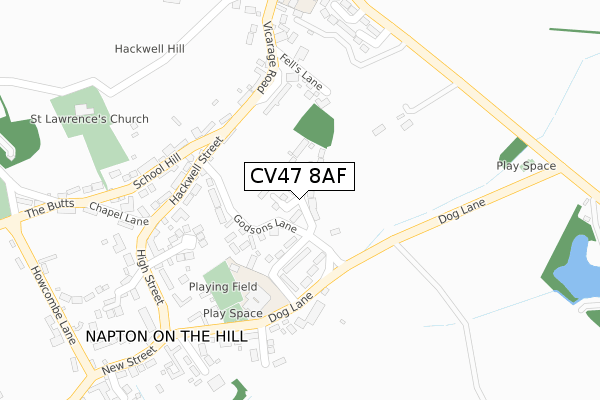 CV47 8AF maps, stats, and open data