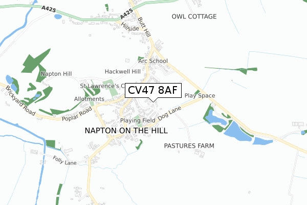 CV47 8AF maps, stats, and open data