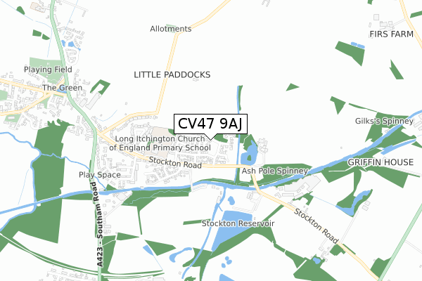 CV47 9AJ maps, stats, and open data