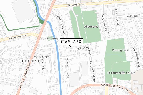 CV6 7PX maps, stats, and open data