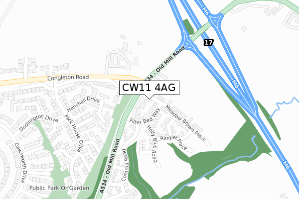 CW11 4AG maps, stats, and open data