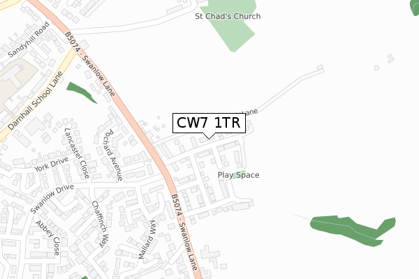 CW7 1TR maps, stats, and open data