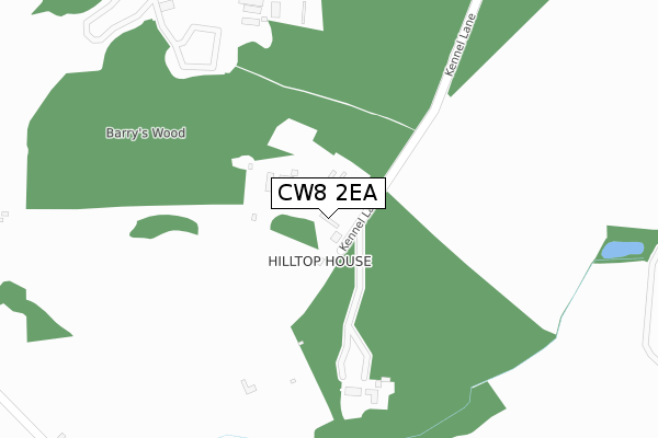 CW8 2EA maps, stats, and open data