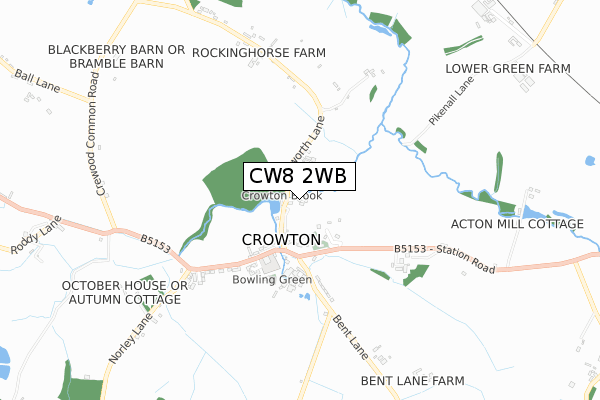 CW8 2WB maps, stats, and open data