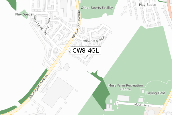 CW8 4GL maps, stats, and open data