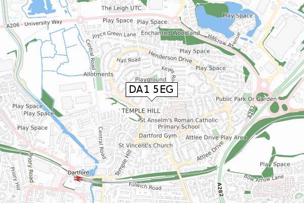 DA1 5EG maps, stats, and open data