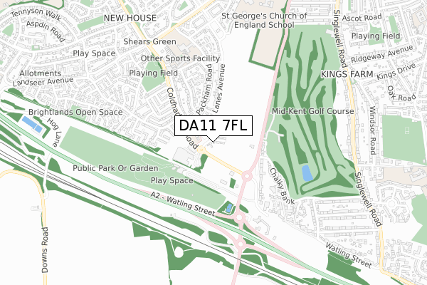 DA11 7FL maps, stats, and open data