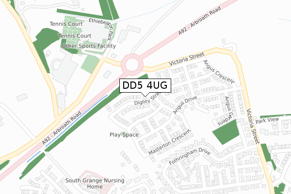 DD5 4UG maps, stats, and open data