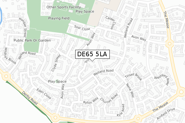 DE65 5LA maps, stats, and open data