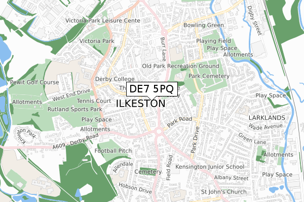 DE7 5PQ maps, stats, and open data