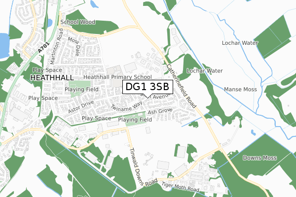 DG1 3SB maps, stats, and open data