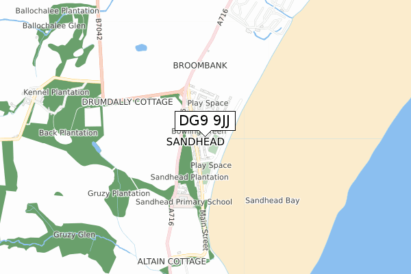 DG9 9JJ maps, stats, and open data