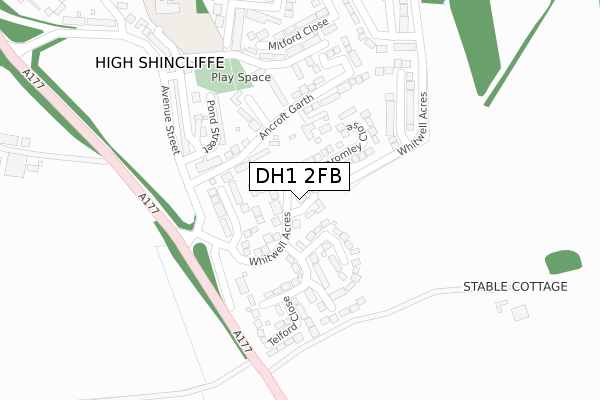 DH1 2FB maps, stats, and open data