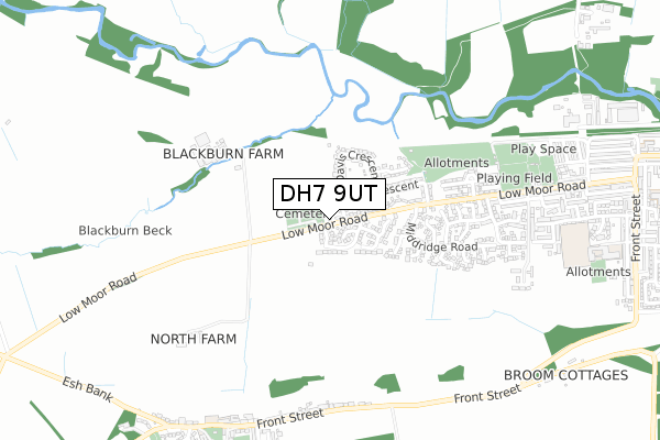 DH7 9UT maps, stats, and open data